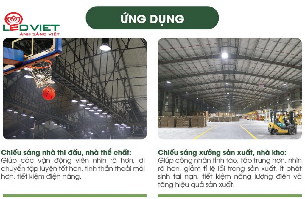 Đèn LED High Bay Rạng Đông 250W HB03 390 Chính Hãng
